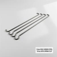 China 1.5 mm Diameter High Carbon Steel Wire Balance Hook Spring Fixing Clips with 97 mm Length for Sofa Furniture for sale