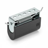 China 5 Holes Zinc Coated Half Plastic Covered Spring Clip for Sofa Zig Zag Springs for sale