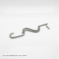 China 1.5 mm Diameter High Carbon Steel Wire Balance Hook Spring Fixing Clips with 97 mm Length for Sofa Furniture for sale