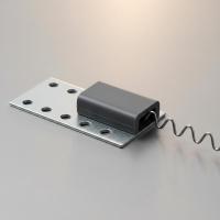 China 5 Holes Zinc Coated Half Plastic Covered Spring Clip for Sofa Zig Zag Springs for sale