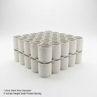 China 1.8mm Steel Wire Diameter 4 Inches Height Sofa Pocket Spring with Individual Pocketed Coils for Sofa Cushion for sale