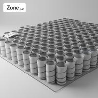 China Customized Zone 2.0mm High Carbon Steel Mattress Pocket Spring Unit for Superior Support for sale