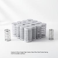 China Custom 6-23cm Height High Carbon Steel Wire Sofa Pocket Spring Coil for Durable Cushions for sale