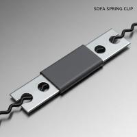 China 5 Holes Zinc Coated Half Plastic Covered Spring Clip for Sofa Zig Zag Springs for sale