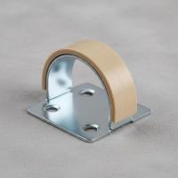 China 4-Hole Zinc-Plated Sofa Spring Clip Half Plastic Covered for Upholstery Zigzag Nozag Clip for sale