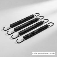 China 1.5 mm Diameter High Carbon Steel Wire Balance Hook Spring Fixing Clips with 97 mm Length for Sofa Furniture for sale