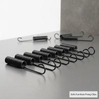 China 1.5 mm Diameter High Carbon Steel Wire Balance Hook Spring Fixing Clips with 97 mm Length for Sofa Furniture for sale