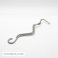 China 1.5 mm Diameter High Carbon Steel Wire Balance Hook Spring Fixing Clips with 97 mm Length for Sofa Furniture for sale