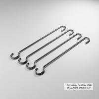 China 1.5 mm Diameter High Carbon Steel Wire Balance Hook Spring Fixing Clips with 97 mm Length for Sofa Furniture for sale