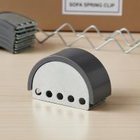 China 5 Holes Zinc Coated Half Plastic Covered Spring Clip for Sofa Zig Zag Springs for sale