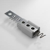 China 5 Holes Zinc Coated Half Plastic Covered Spring Clip for Sofa Zig Zag Springs for sale