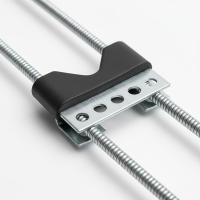 China 5 Holes Zinc Coated Half Plastic Covered Spring Clip for Sofa Zig Zag Springs for sale