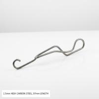 China 1.5 mm Diameter High Carbon Steel Wire Balance Hook Spring Fixing Clips with 97 mm Length for Sofa Furniture for sale