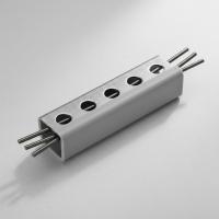 China 5 Holes Zinc Coated Half Plastic Covered Spring Clip for Sofa Zig Zag Springs for sale