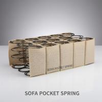 China 70# High Carbon Steel Wire Sofa Pocket Spring with Non-woven Fabric and 4 Inches Height for sale
