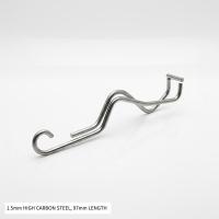 China 1.5 mm Diameter High Carbon Steel Wire Balance Hook Spring Fixing Clips with 97 mm Length for Sofa Furniture for sale