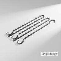 China 1.5 mm Diameter High Carbon Steel Wire Balance Hook Spring Fixing Clips with 97 mm Length for Sofa Furniture for sale