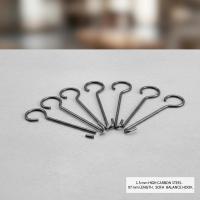 China 1.5 mm Diameter High Carbon Steel Wire Balance Hook Spring Fixing Clips with 97 mm Length for Sofa Furniture for sale