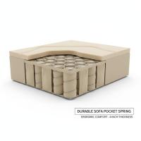 China 70# High Carbon Steel Wire Sofa Pocket Spring with Individual Pocketed Coils and 4 Inches Thickness for sale