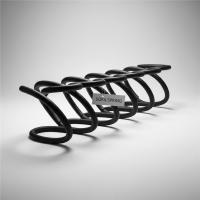 China Customized Black Rolling S-shaped Zigzag Spring with 2.8mm-4.0mm Wire Diameter for Sofa Furniture for sale