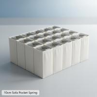 China 10cm Height Sofa Pocket Spring with 1.8mm High Carbon Steel Wire and Individual Pocketed Coils for sale