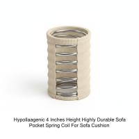 China Hypoallergenic 4 Inches Height Highly Durable Sofa Pocket Spring Coil For Sofa Cushion for sale