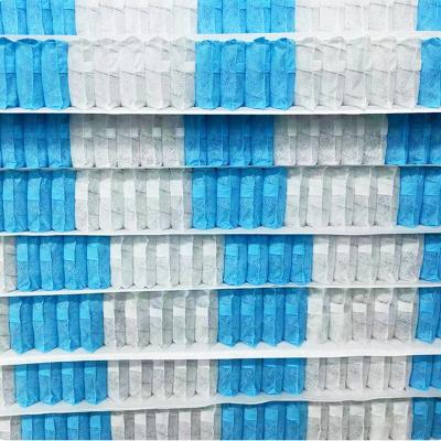 China Customized Zone Pocket Spring Unit with High Carbon Steel Wire and Non Woven Fabric Cover for Mattress for sale
