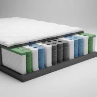 China Customizable Pocket Zones Mattress Pocket Spring Unit with High Carbon Steel Wire and Non-Woven Fabric Cover for sale