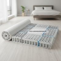 China Customized 1/3/5/7 Zones Compressed Roll Pocket Spring Unit For Mattress with High Carbon Steel Wire for sale