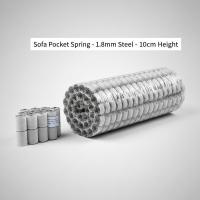 China Customized 1.8mm Steel Wire 10cm Height Sofa Pocket Spring Unit with Compressed and Rolled Packing for sale