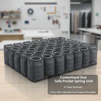 China Customized Size Sofa Pocket Spring Unit with 10 Years Warranty and 1.9mm Wire Diameter for Enhanced Durability for sale