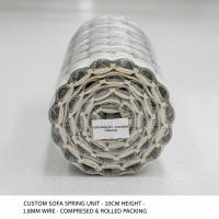 China Customized 1.8mm Steel Wire 10cm Height Sofa Pocket Spring Unit with Compressed and Rolled Packing for sale