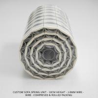 China Customized 1.8mm Steel Wire 10cm Height Sofa Pocket Spring Unit with Compressed and Rolled Packing for sale