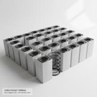 China Customized Size Sofa Pocket Spring with High Carbon Steel Wire and Motion Isolation for sale