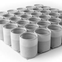 China High Carbon Steel Wire Mattress Pocket Spring with 1.0mm-2.3mm Steel Diameter and Non Woven Fabric Cover for sale