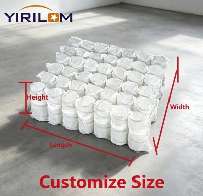 China 20x20x4 Inch High Carbon Steel Wire Sofa Pocket Spring with Independent Support for Manufacturers for sale