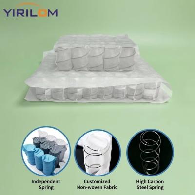 China Bulk Export Grade 1.0mm-1.8mm Steel Wire Sofa Pocket Spring Unit with 6-12cm Spring Height and Customized Size for sale
