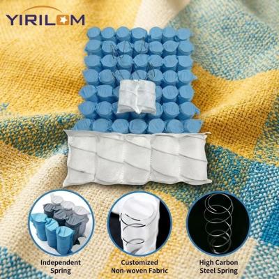 China 12cm Tall High Carbon Steel Wire Sofa Pocket Spring Unit with Non Woven Fabric for Deep Seating for sale