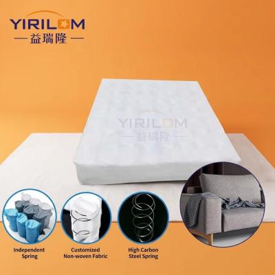 China 18x18 Inch Square Pocket Spring Coil Unit for Sofa Seat Cushion with 1.8mm Wire and Fabric for sale