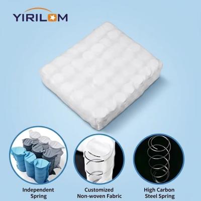 China 20x20 Inch High Carbon Steel Wire Individual Pocket Coil Spring for Independent Support in Sofa Cushions for sale