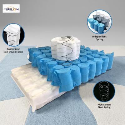 China 18x18x4 Inch Steel Wire Pocket Spring Unit for Sofa Seat Cushion with Customized Size and 4-7 Turns for sale