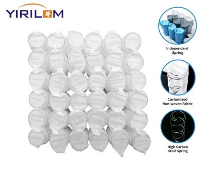 China Non-woven Fabric Wrapped Independent Pocket Spring with Customized Size and Steel Wire for Furniture Seating for sale