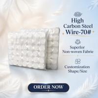 China Durable High Carbon Steel Independent Pocket Spring Unit with 6cm-12cm Height in Compressed Roll Pack for sale