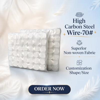 China Durable High Carbon Steel Independent Pocket Spring Unit with 6cm-12cm Height in Compressed Roll Pack for sale