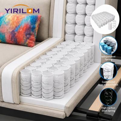 China Mini Size Independent Pocket Coil Spring for Sofa Cushion with Customized Size and 10cm Height for sale