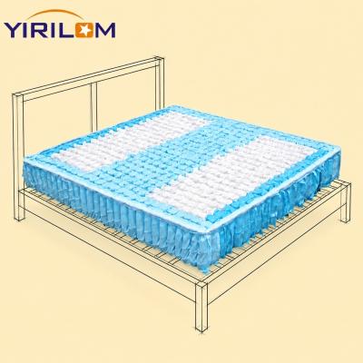 China Custom 1.8mm Double Size 1-3-5-7 Zone Pocket Spring Unit for Mattress for sale