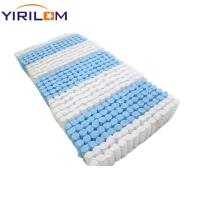 China Custom 1.8mm Double Size 1-3-5-7 Zone Pocket Spring Unit for Mattress for sale