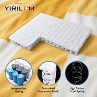 China Premium 70gsm Non-Woven Fabric Pocket Spring Unit with 1.0mm-2.3mm Steel Wire for Customized Sofa Cushion Seating for sale