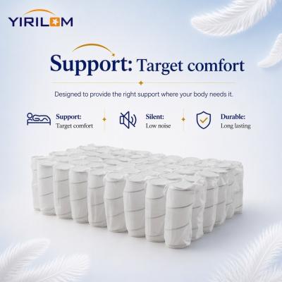 China Wholesale Compressed Roll Pack Sofa Pocket Spring Unit with High Carbon Steel Wire for Independent Support for sale