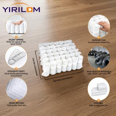 China Breathable Non-Woven Fabric High Carbon Steel Wire Sofa Pocket Spring Unit with 6-25cm Height for sale